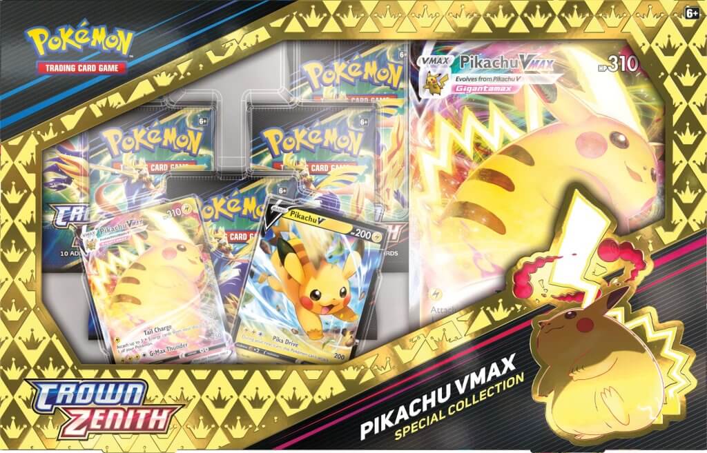 POKÉMON TCG Crown Zenith Pikachu VMAX Box | Panosh Place