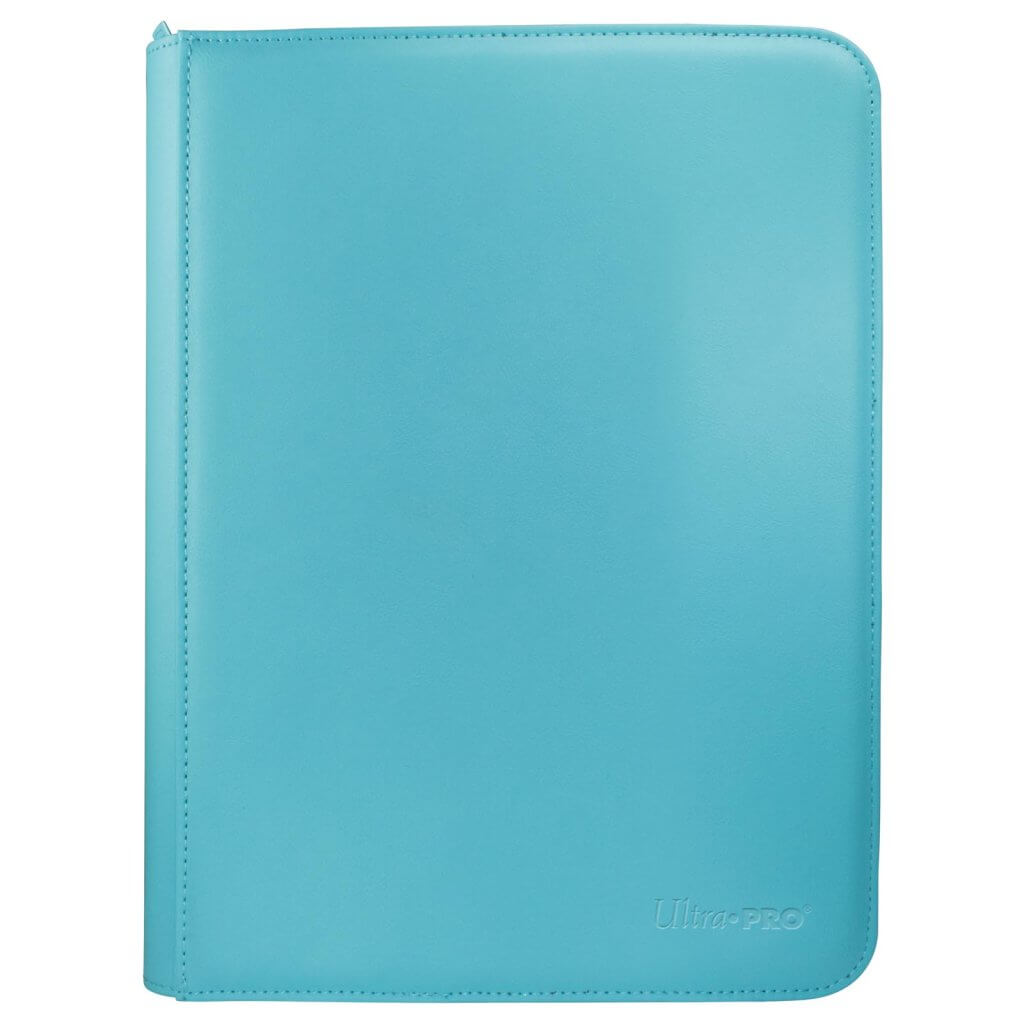 ULTRA PRO Binder - Vivid 9-Pocket Zippered Pro-Binder: Light Blue ...