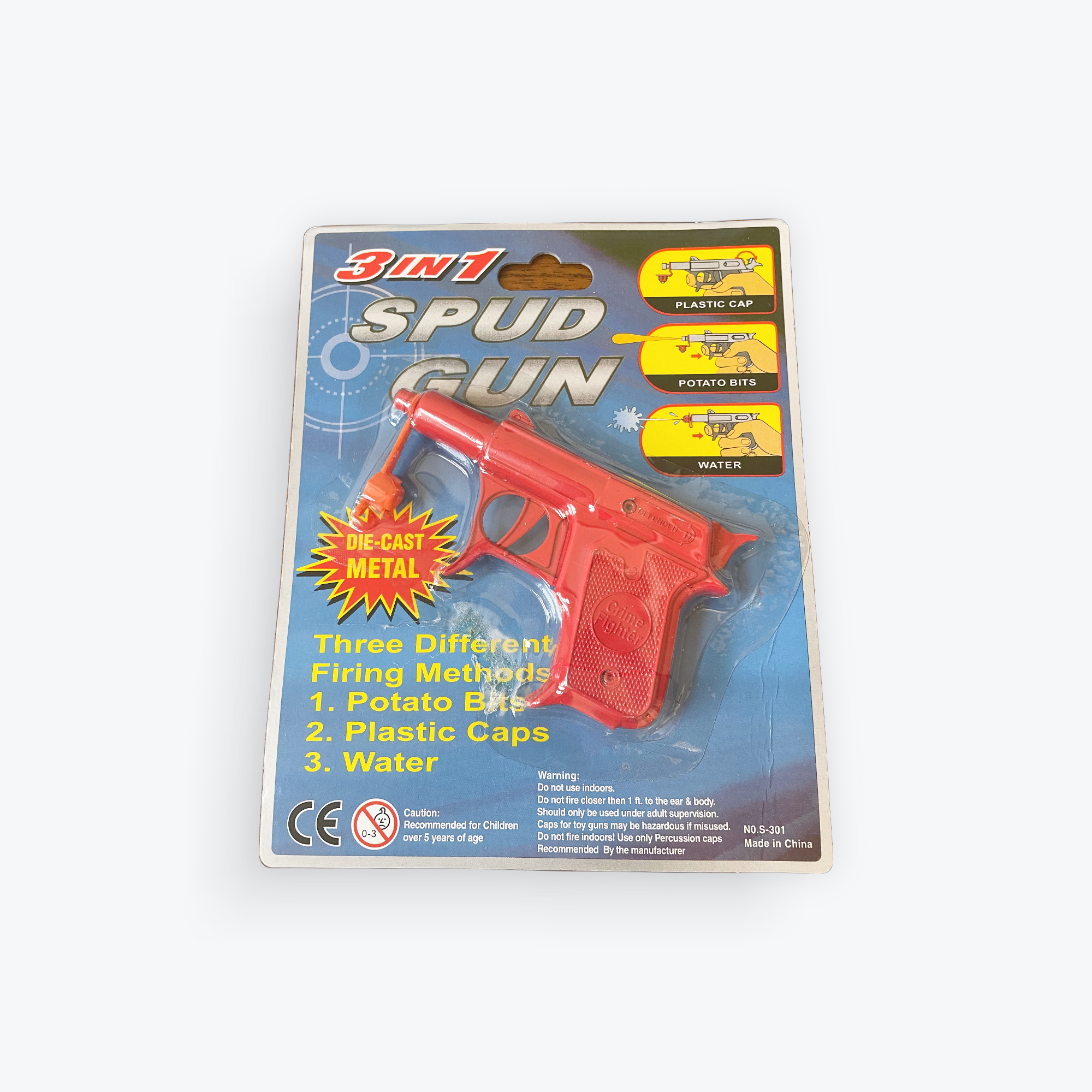 3 in 1 Spud Gun | Die-Cast Metal