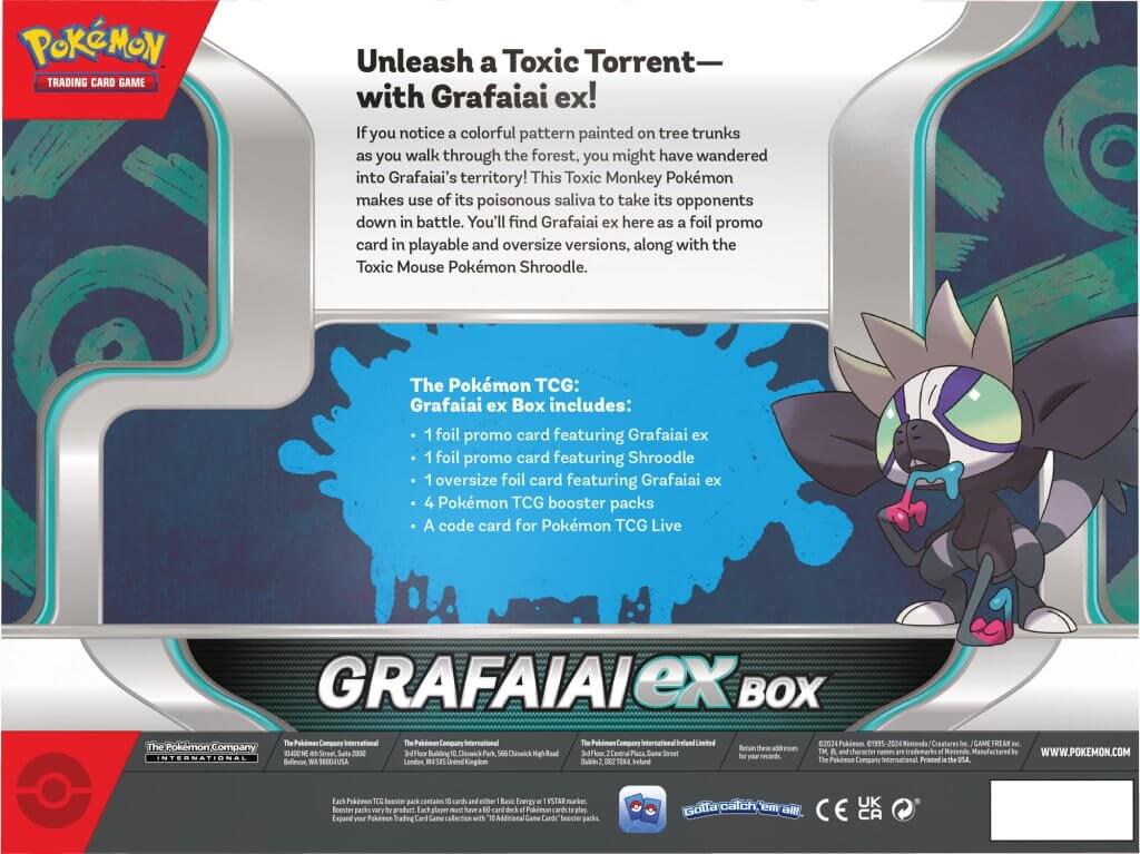 POKÉMON TCG Grafaiai ex Box