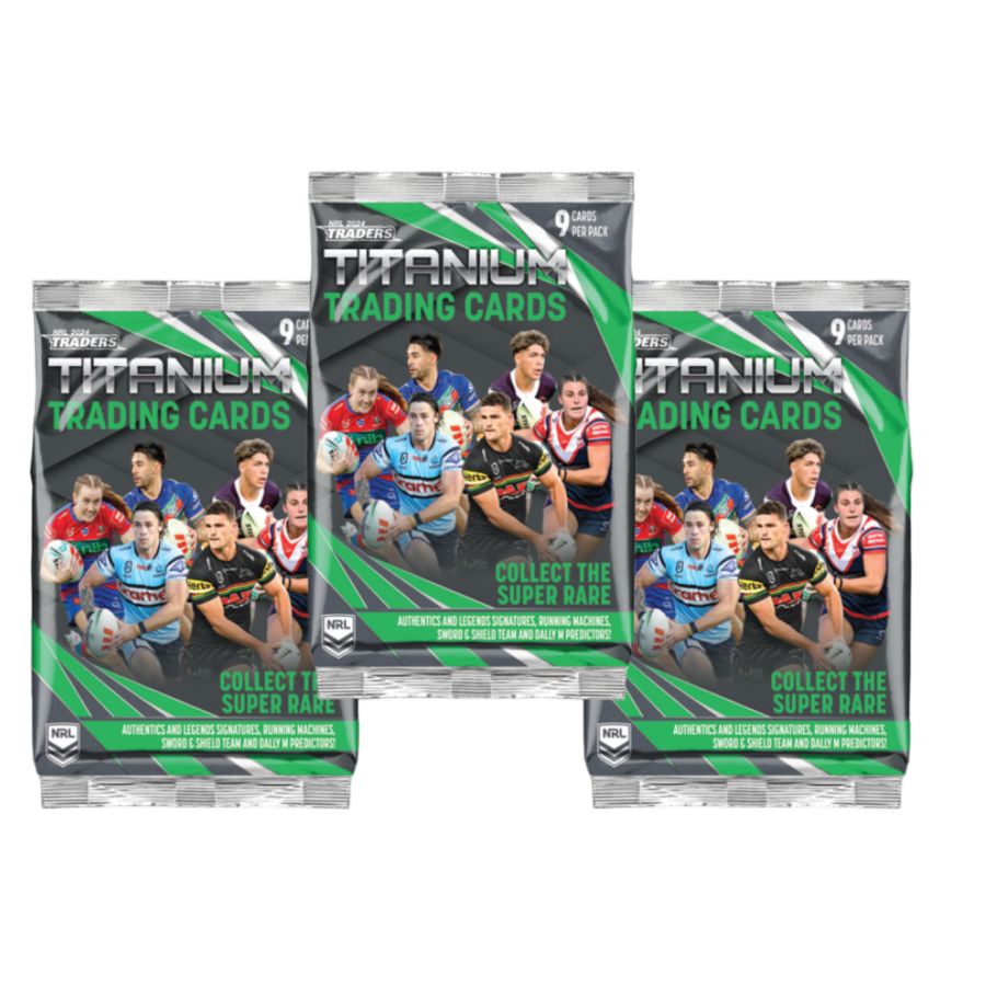 NRL 2024 Rugby League Traders Titanium Hobby Trading Cards