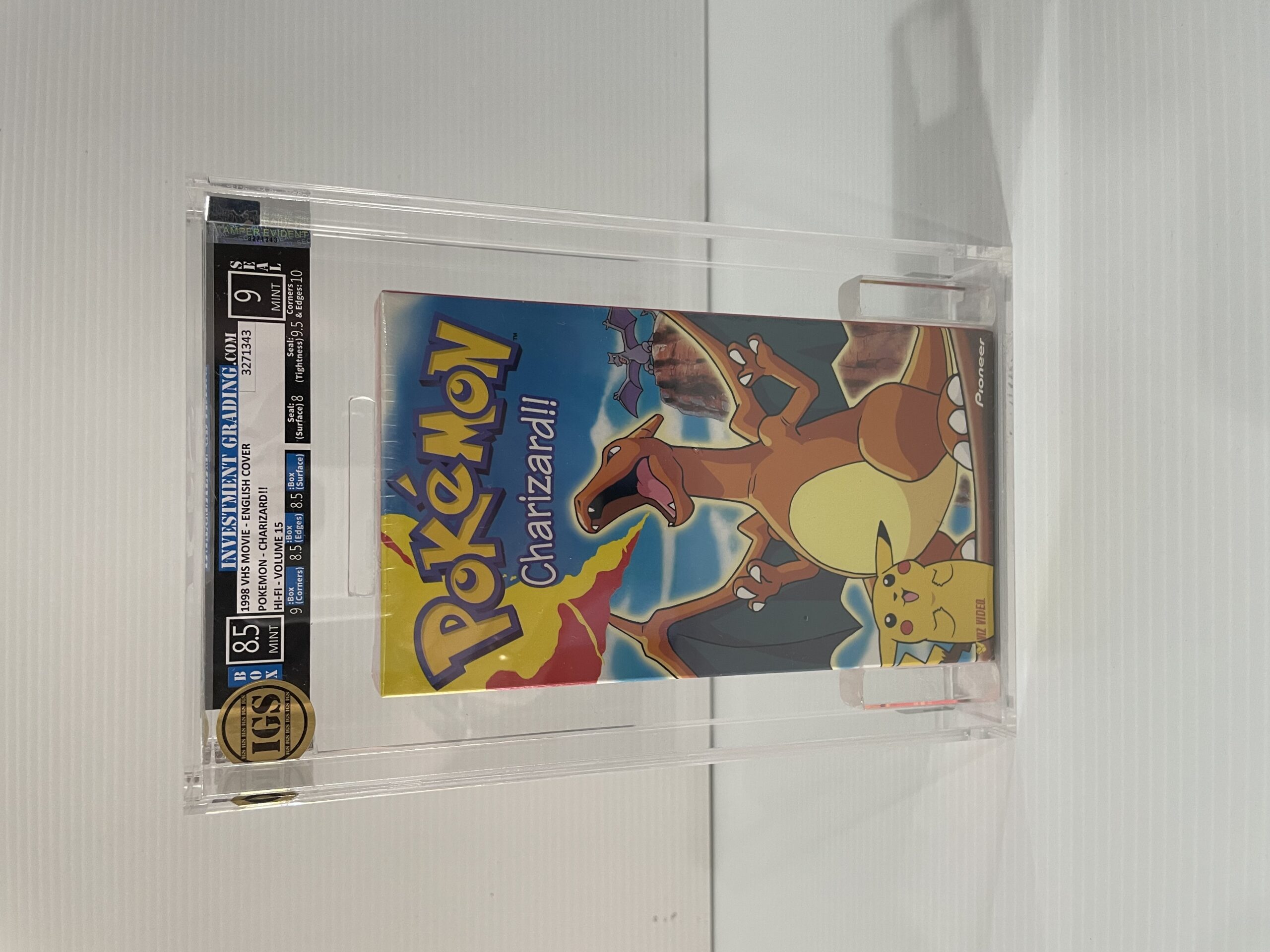 POKÉMON VHS Movie Pokémon - Charizard!! Graded First Appearance ...